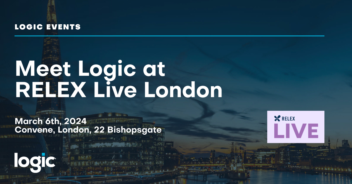 RELEX Live London 2024 - Connect with Logic | Logic